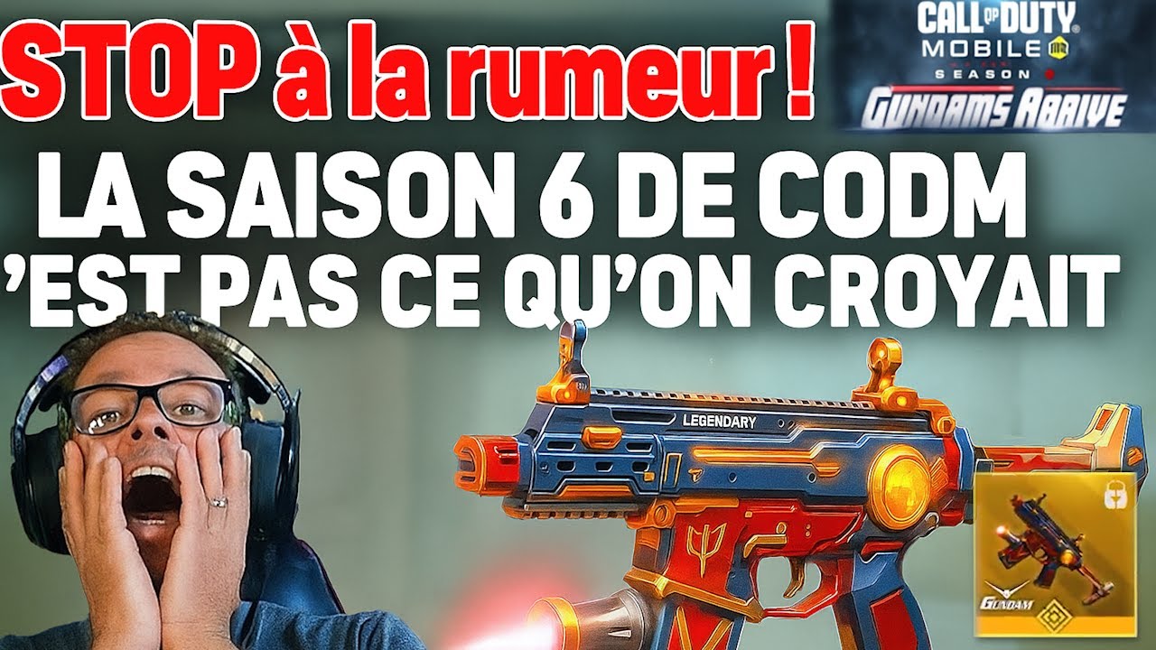 Arme Légendaire gratuite + passe de combat gundam saison 6 sur Call Of Duty Mobile BR codm fr ...