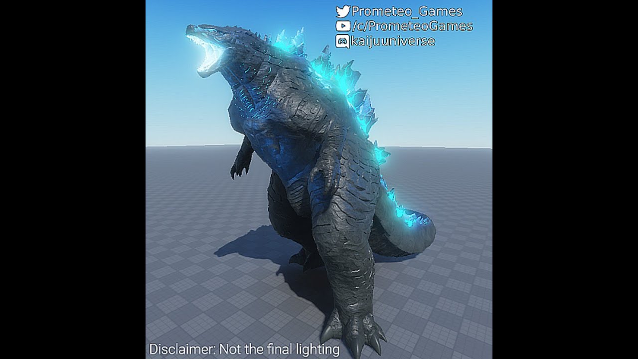 Godzilla 2019 Idle Animation Test - YouTube