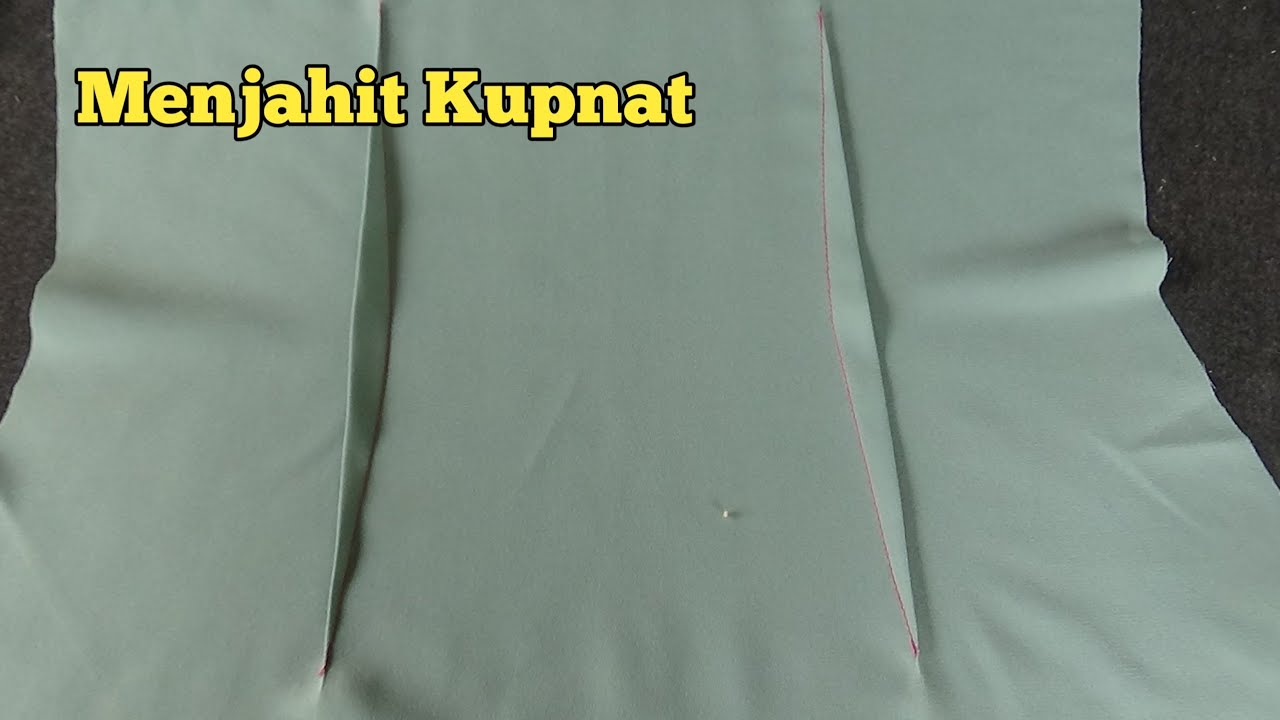 menjahit kupnat - YouTube