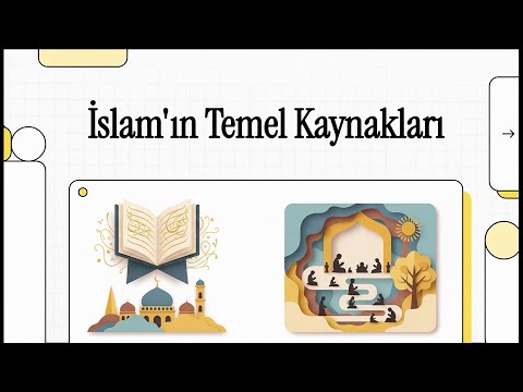8.Sınıf Din Kültürü İslam Dininin Temel Kaynakları Konu Anlatımı