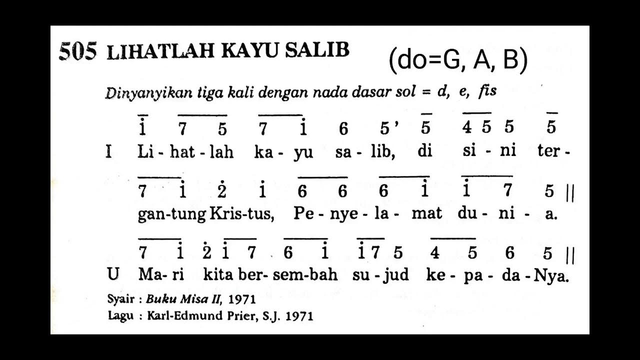 @ PS 505 Lihatlah Kayu Salib - YouTube