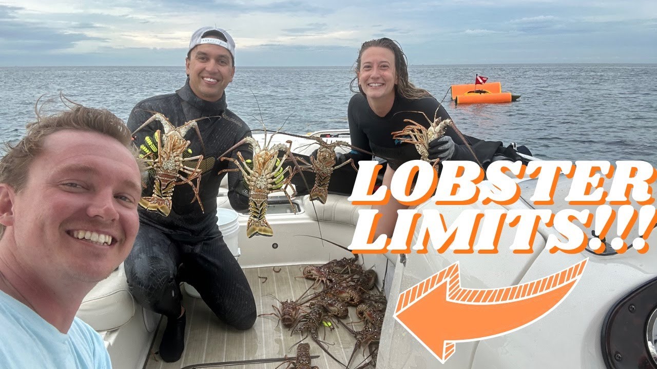 First Time Lobster Diving in Florida!! (Catch, Clean, Cook) - YouTube