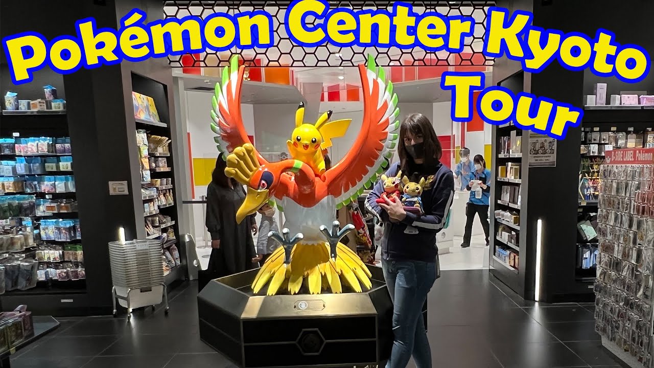 Pokémon Center Kyoto Tour - YouTube