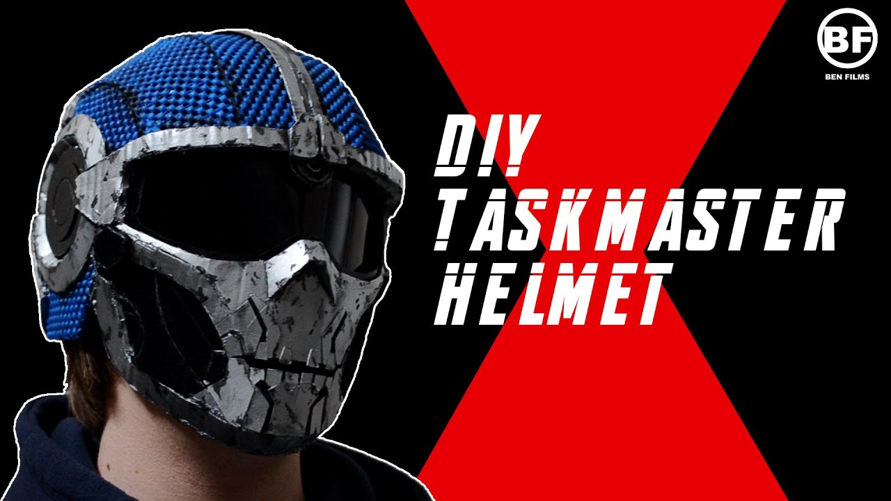 How to Make Taskmaster Helmet - YouTube