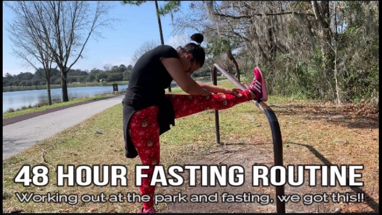 48 hour fasting routine working out while fasting - YouTube