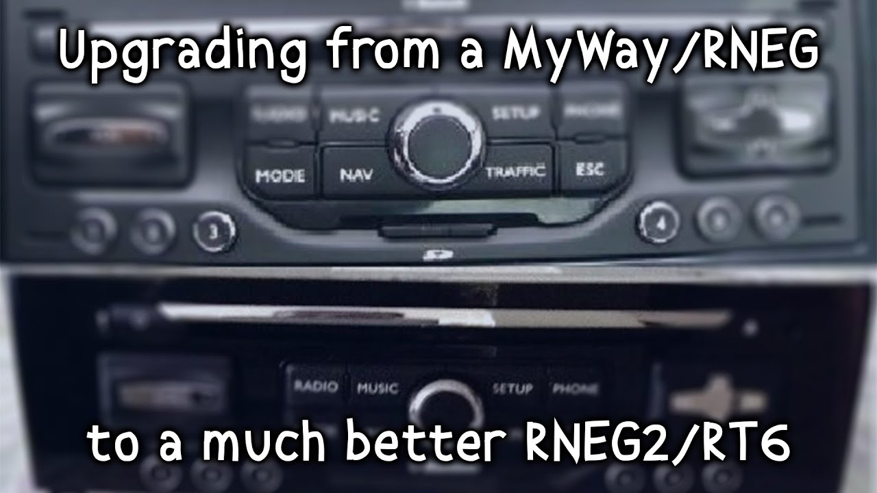 Upgrading from a MyWay/RNEG radio to a much better RNEG2/RT6 unit ...