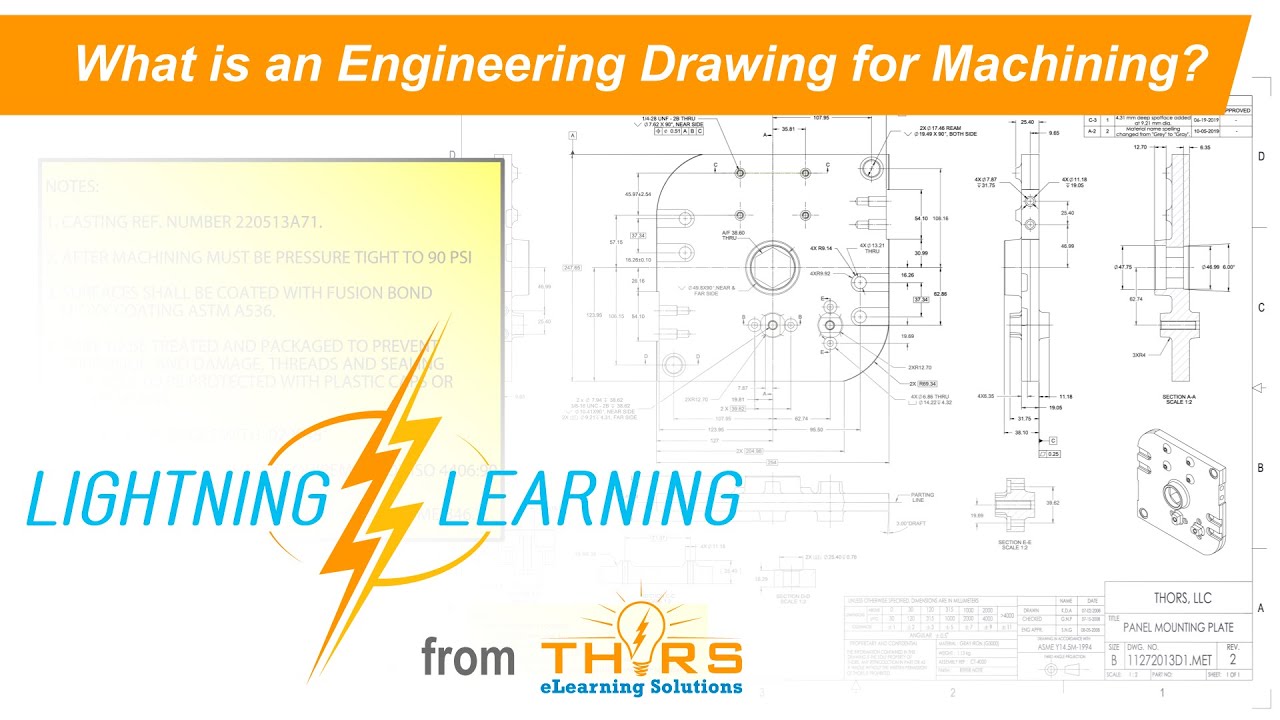 What is an Engineering Drawing for Machining? - YouTube