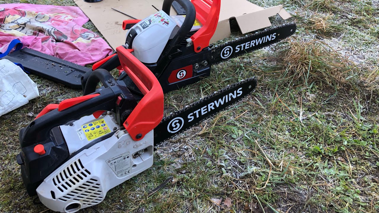 Tronçonneuse STERWINS 🪵 - YouTube