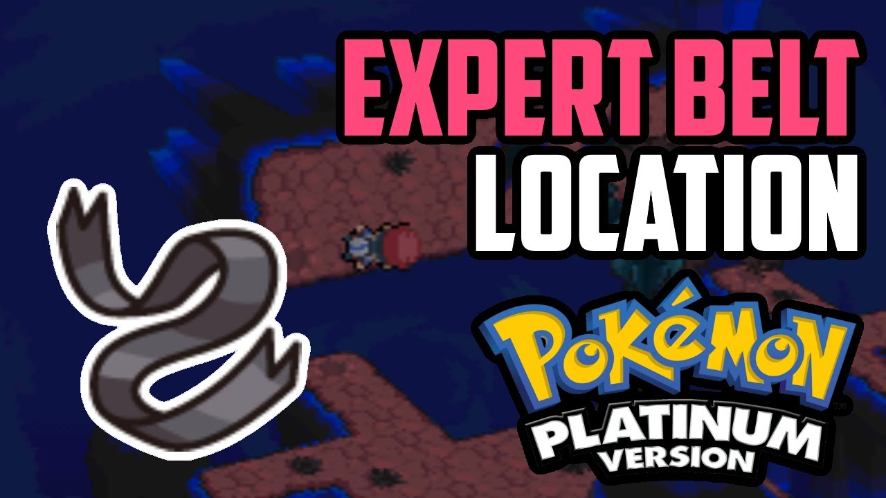 Where to Find Expert Belt - Pokémon Platinum (All Methods) - YouTube