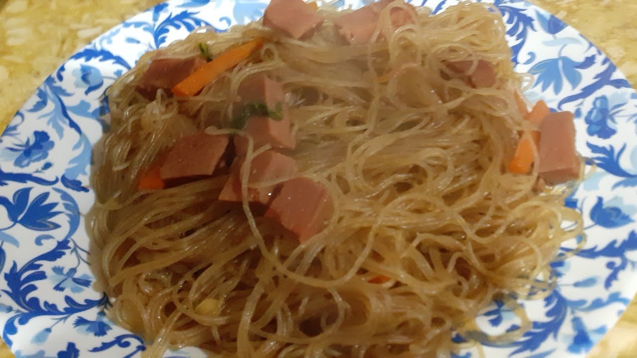 Nagluto ako ginisang pancit bihon - YouTube
