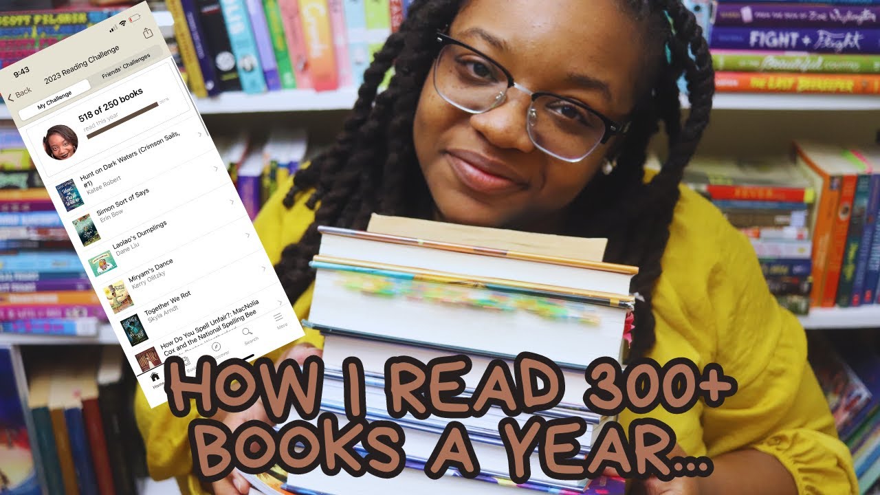 How I Read 300+ Books A Year | A Week of Reading - YouTube