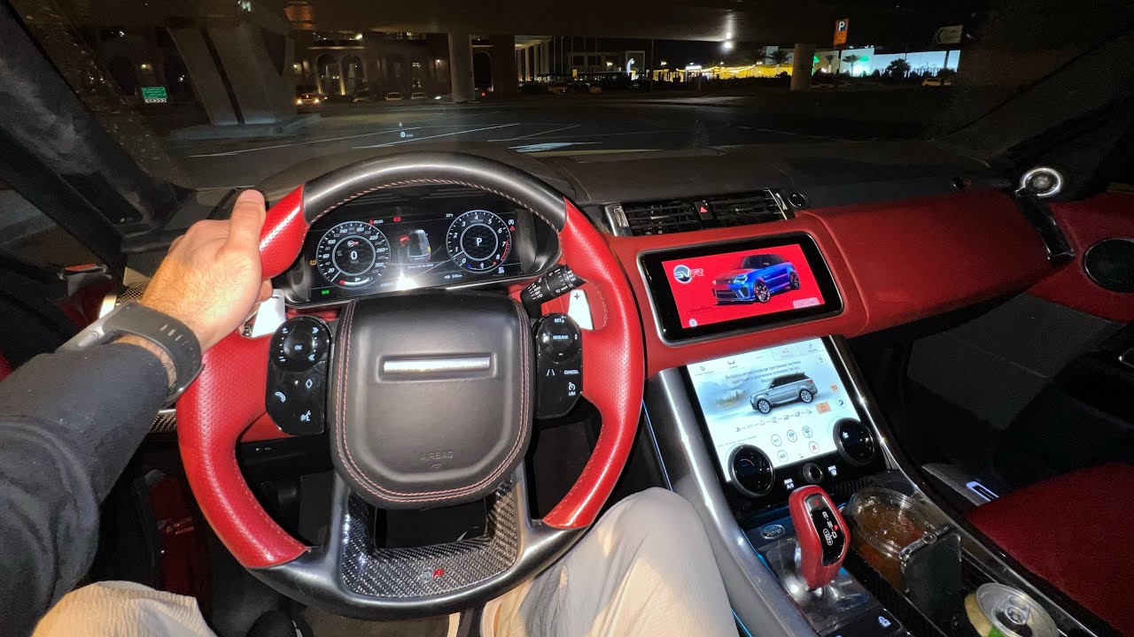 2022 range rover svr orange night - essai routier pov - YouTube