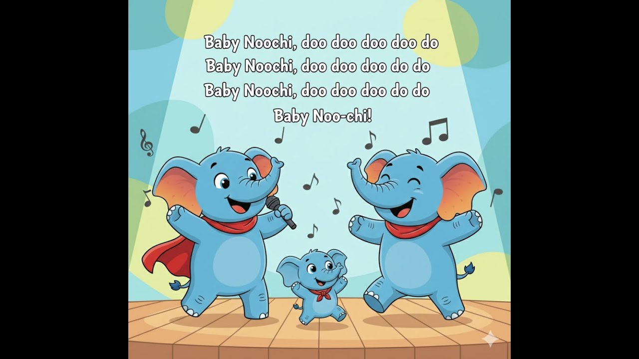Baby Noochi Song | The Cutest Elephant Dance! - YouTube