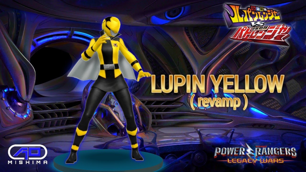 Lupin Yellow Revamp | Game Play | Mod Skin | Power Rangers Legacy Wars ...