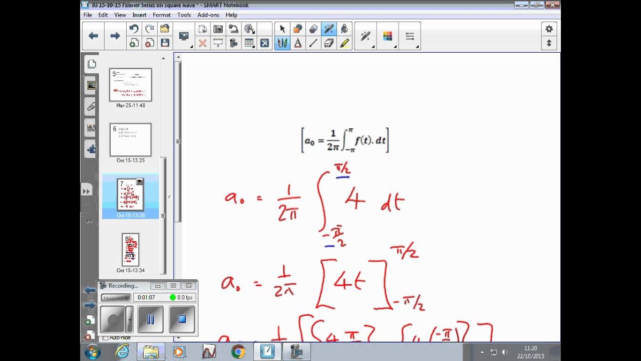 Finding the constant term in the Fourier Series - YouTube
