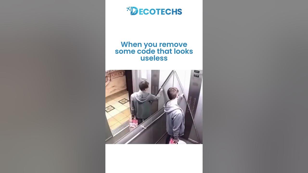 When You Remove "Useless" Code - YouTube