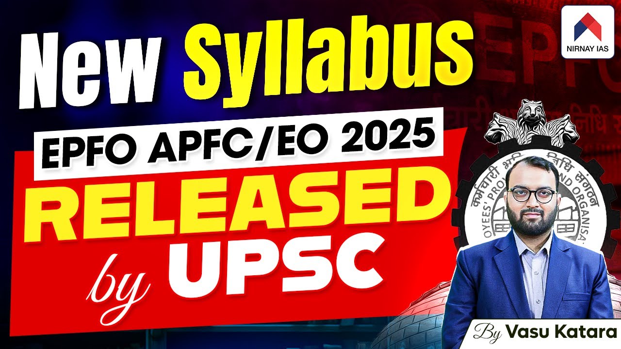 EPFO Syllabus and Exam Pattern 2025 | UPSC EPFO APFC New Syllabus ...