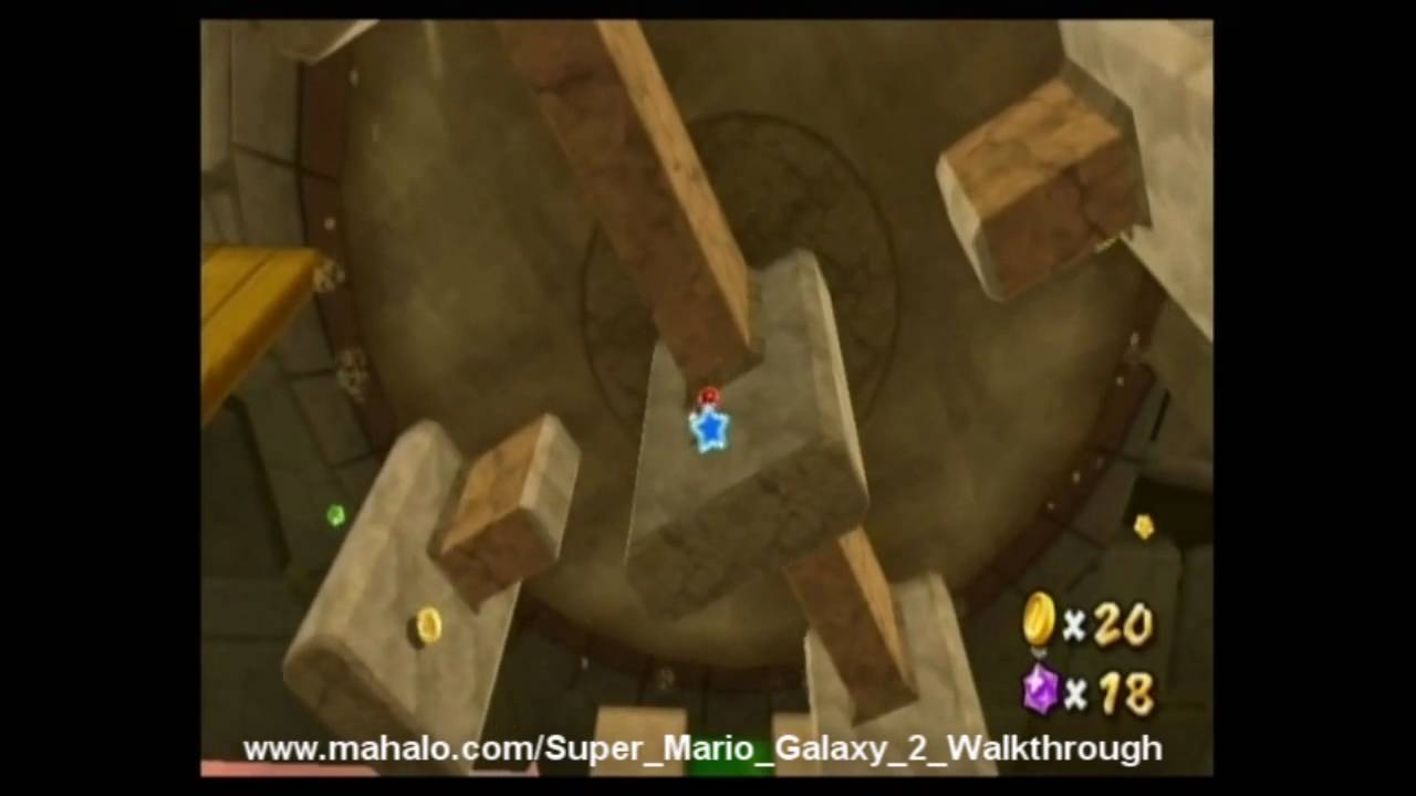 Super Mario Galaxy 2 Walkthrough - World 6: Clockwork Ruins - Star 2 ...