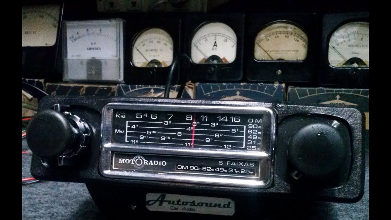 Auto Radio #Motoradio do #Brasil 6 faixas AM-90-62-49-31-25 metros ...