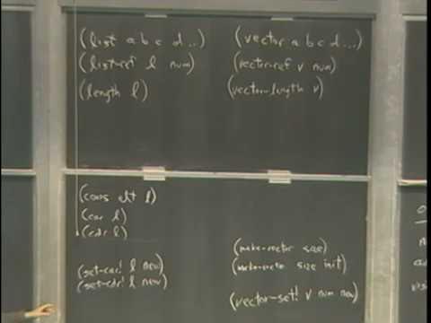 L26 Vectors | UC Berkeley CS 61A, Spring 2010 - YouTube