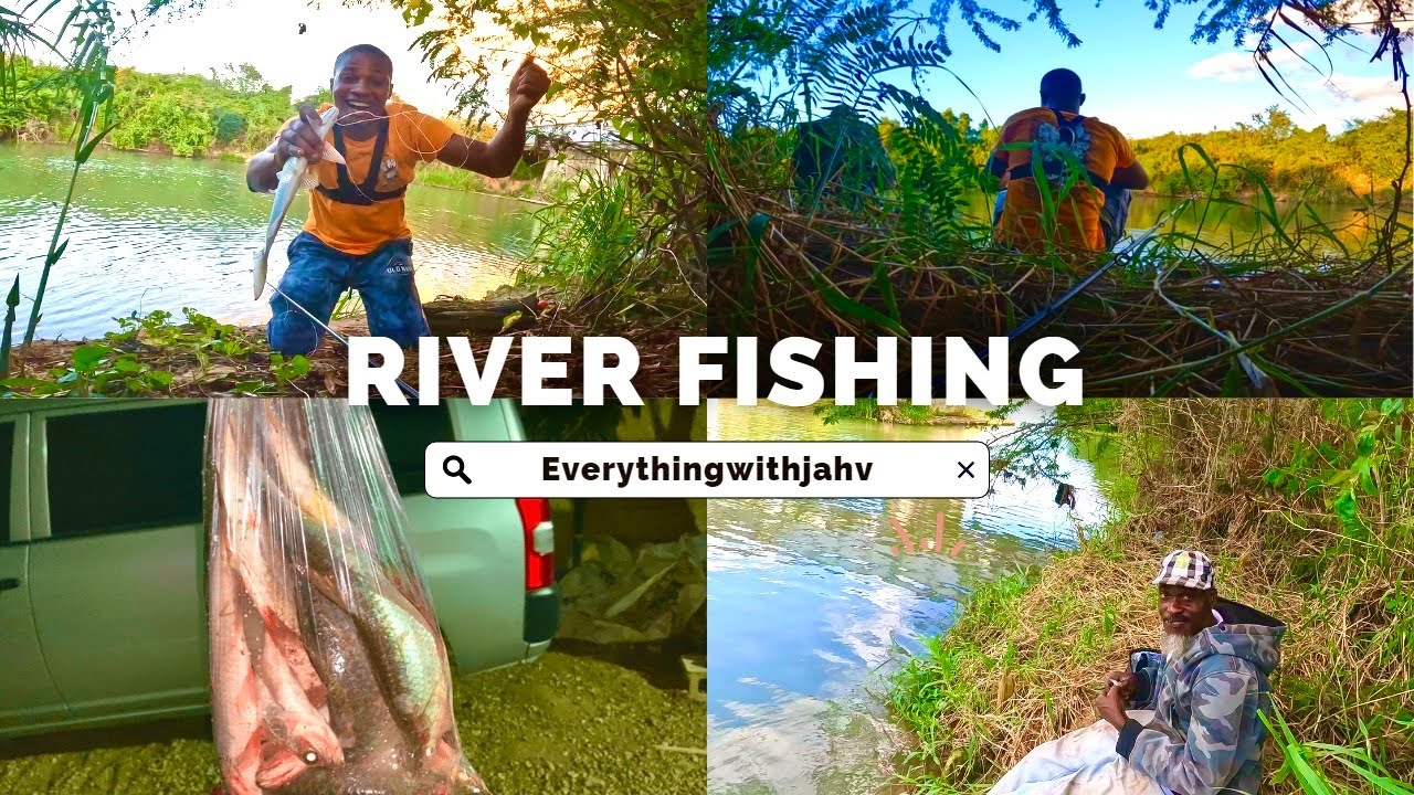 FISHING IN THE LONGEST RIVER IN JAMAICA - YouTube
