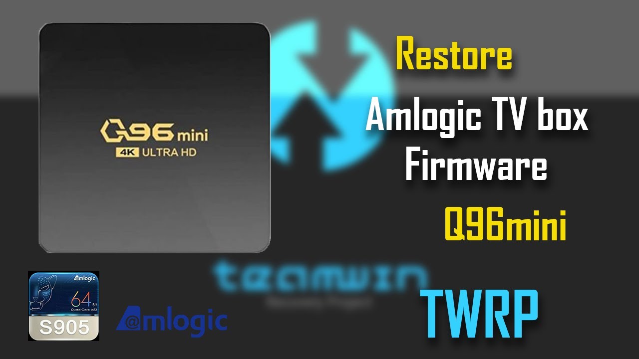 Q96mini - Firmware restoration using TWRP - YouTube