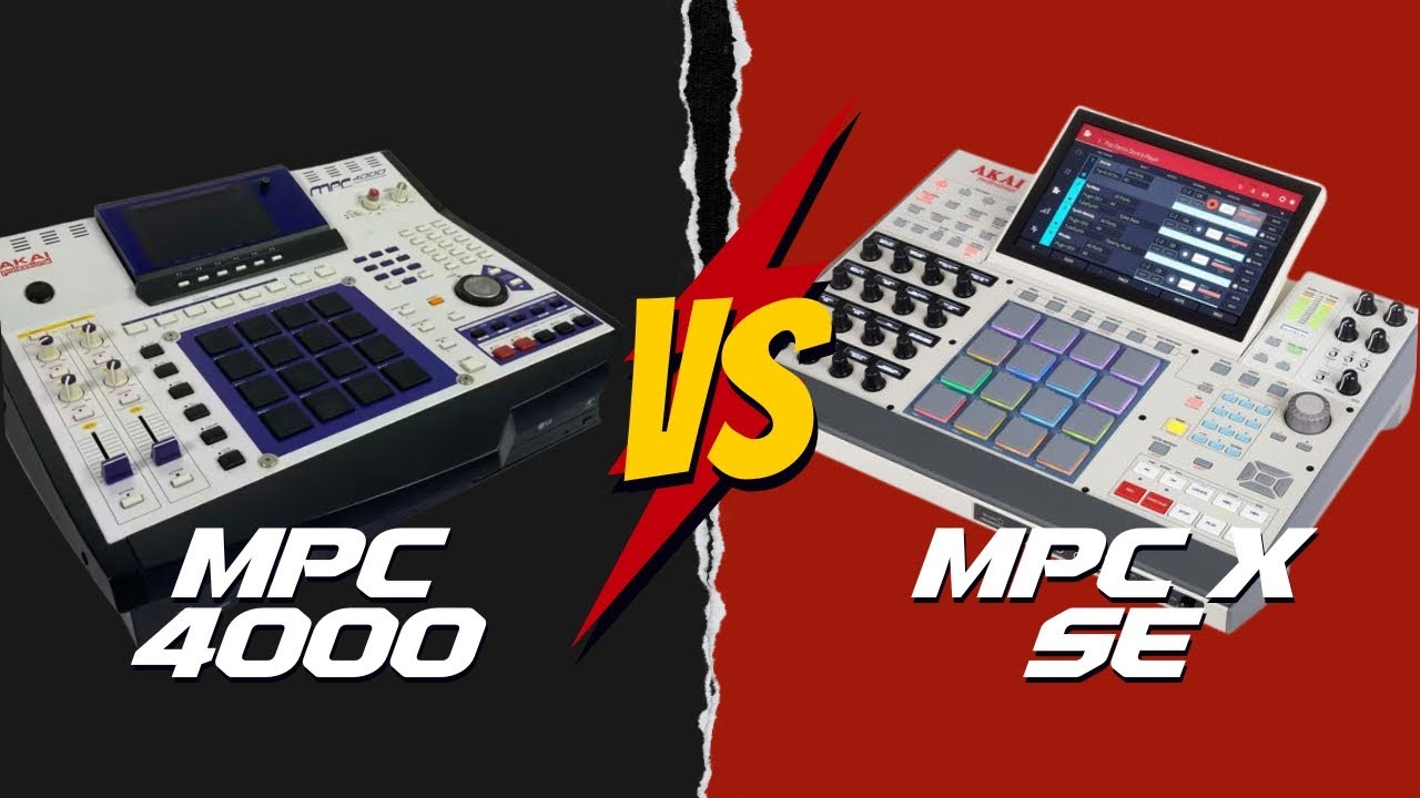 MPC 4000 VS MPC X SE AUDIO COMPARISON - YouTube