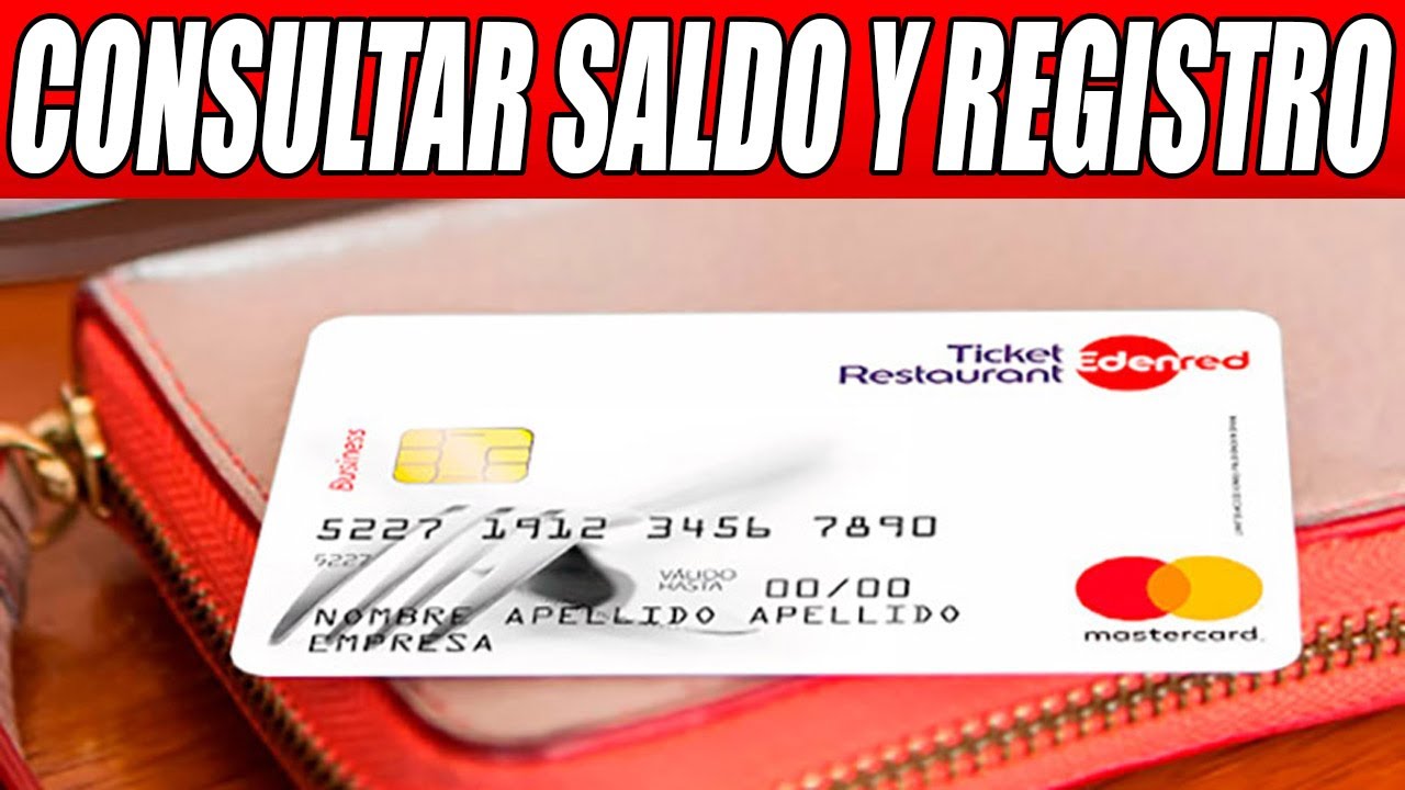 Como Consultar Saldo De Tarjeta Edenred Y Registrarte En La App Paso A ...