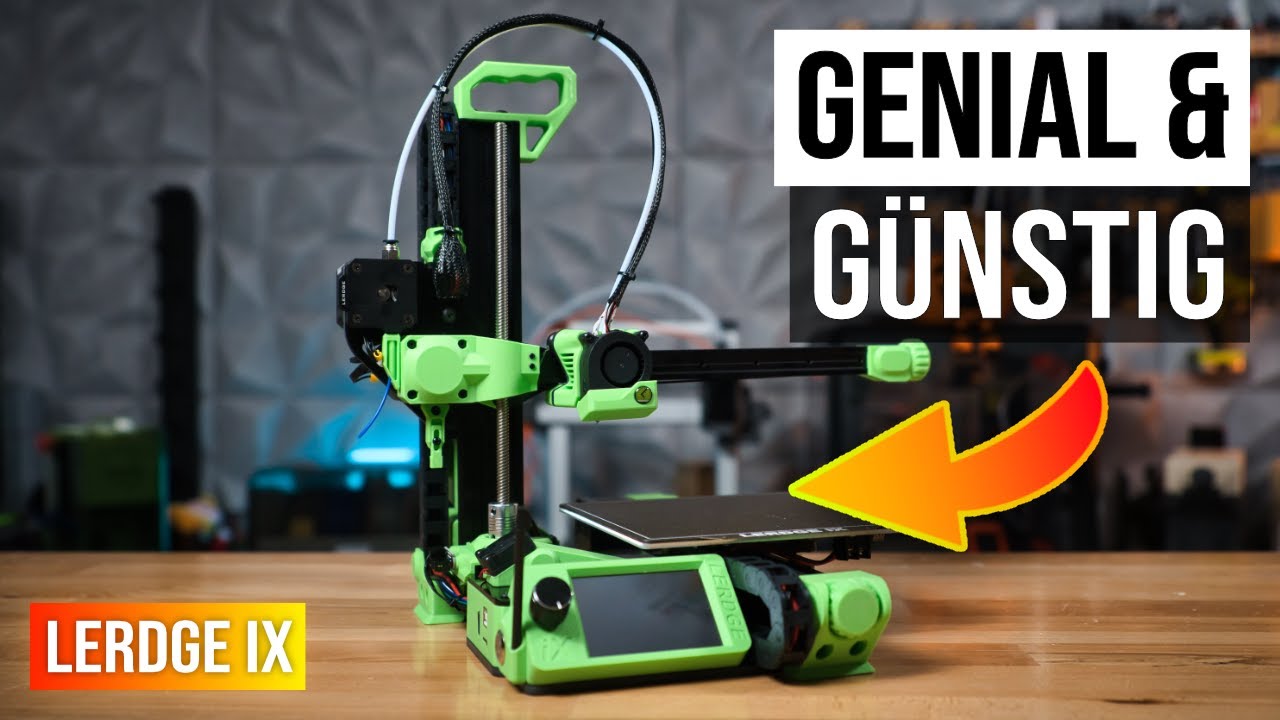 Lerdge iX - Der DIY 3D Drucker für Anfänger unter 200€ - YouTube