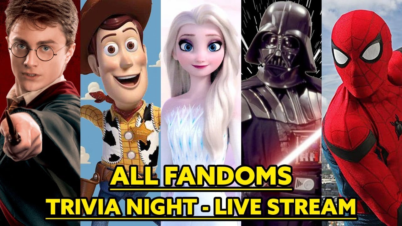 ALL FANDOMS Trivia Night LIVE STREAM! - YouTube