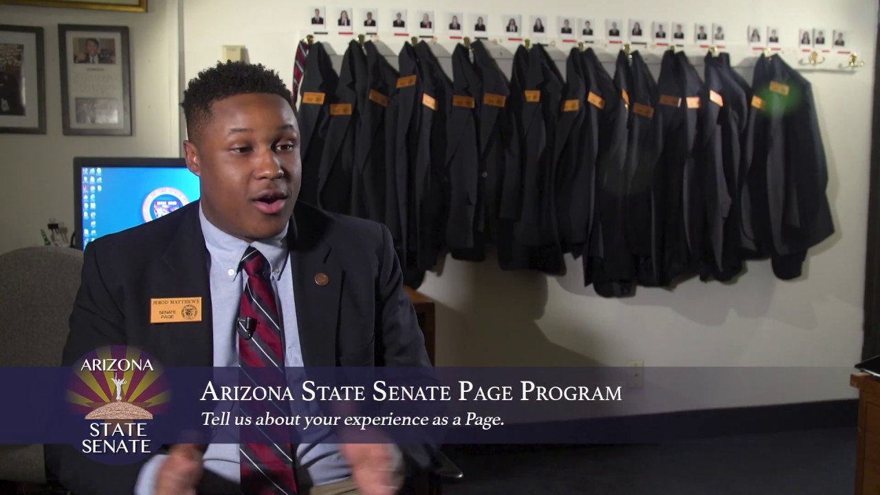 AZ Senate Page Program: Experience as a Page - YouTube
