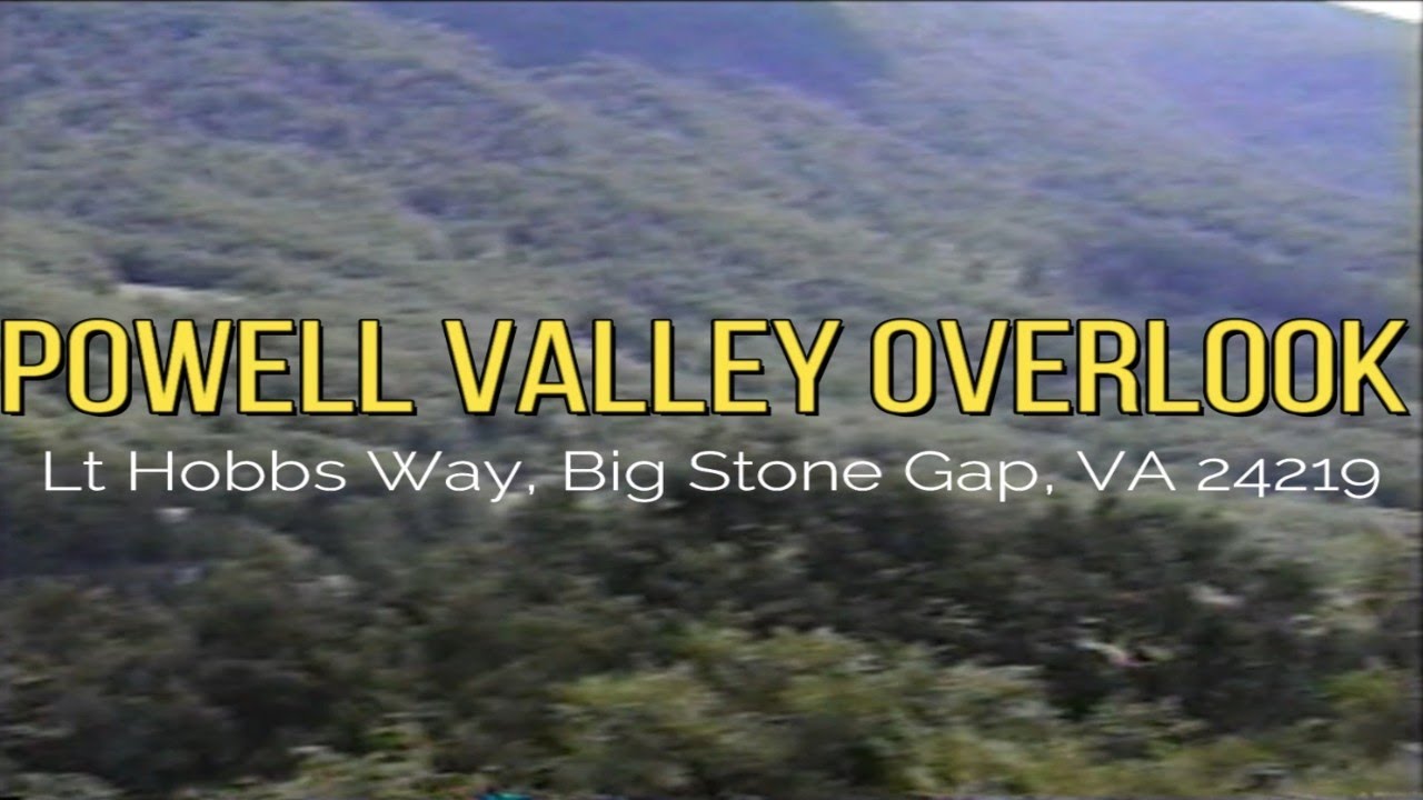 Powell valley Overlook Big Stone Gap VA (Recorded on a VHS Camcorder ...