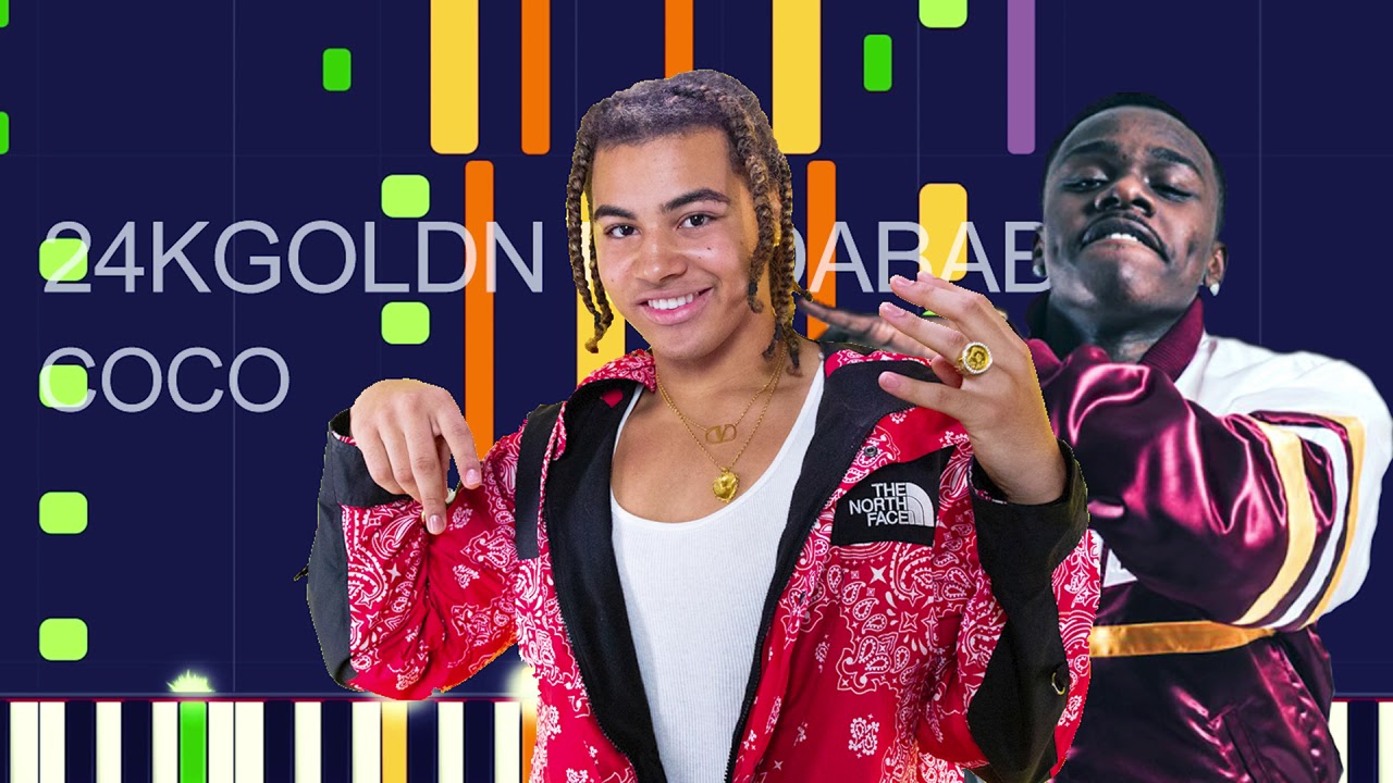24kgoldn Ft Dababy - COCO (PRO MIDI FILE REMAKE) - "in the style of ...