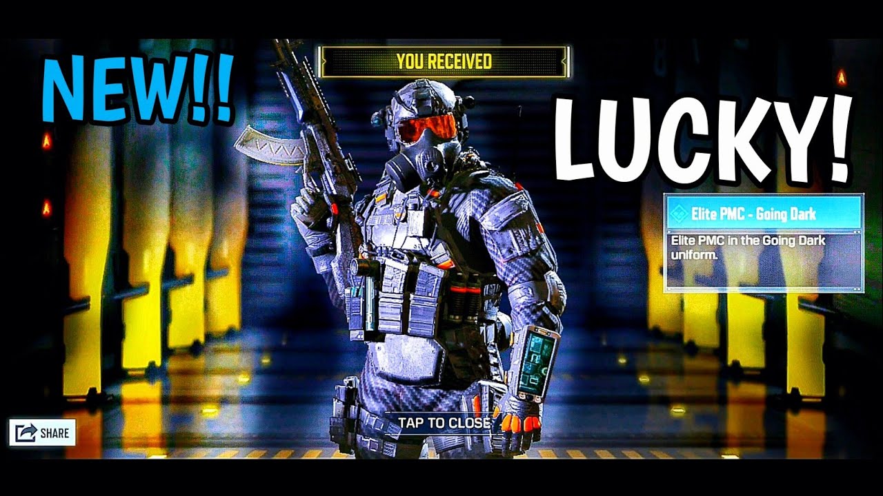 Call of Duty Mobile - UNLOCKING RARE ELITE PMC GOING DARK CHARACTER ...