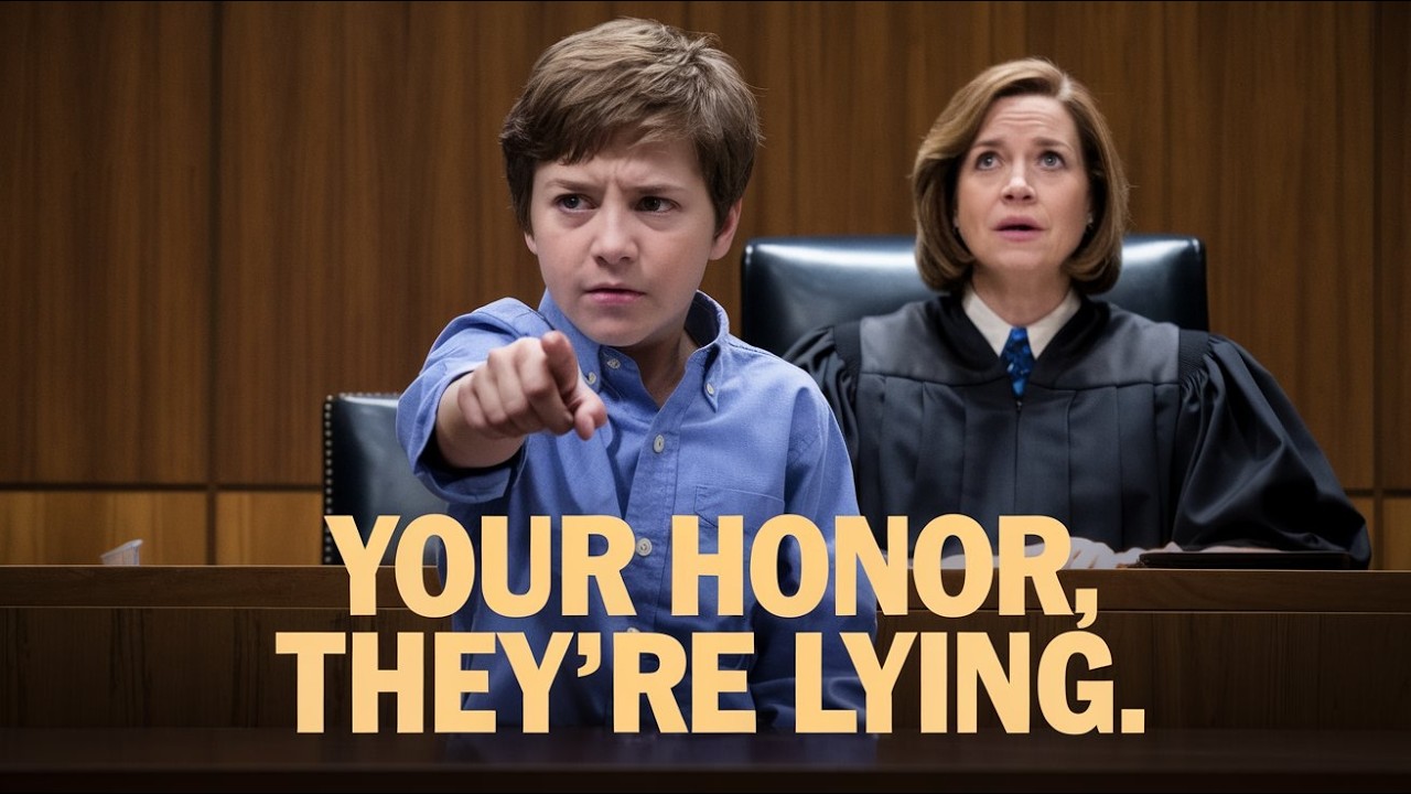 Boy Stuns Judge With Two Words in Court, Changing Everything Instantly ...