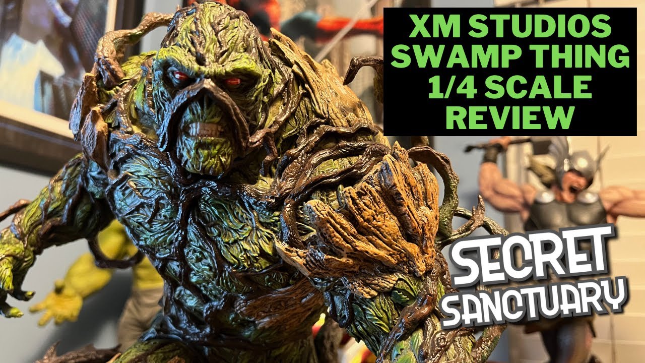 XM Studios Swamp Thing 1/4 Scale Review - YouTube