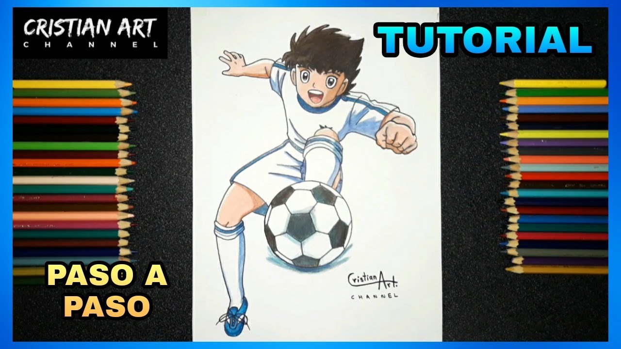 Como dibujar y pintar a Oliver Atom l How to draw Oliver Atom l Los ...