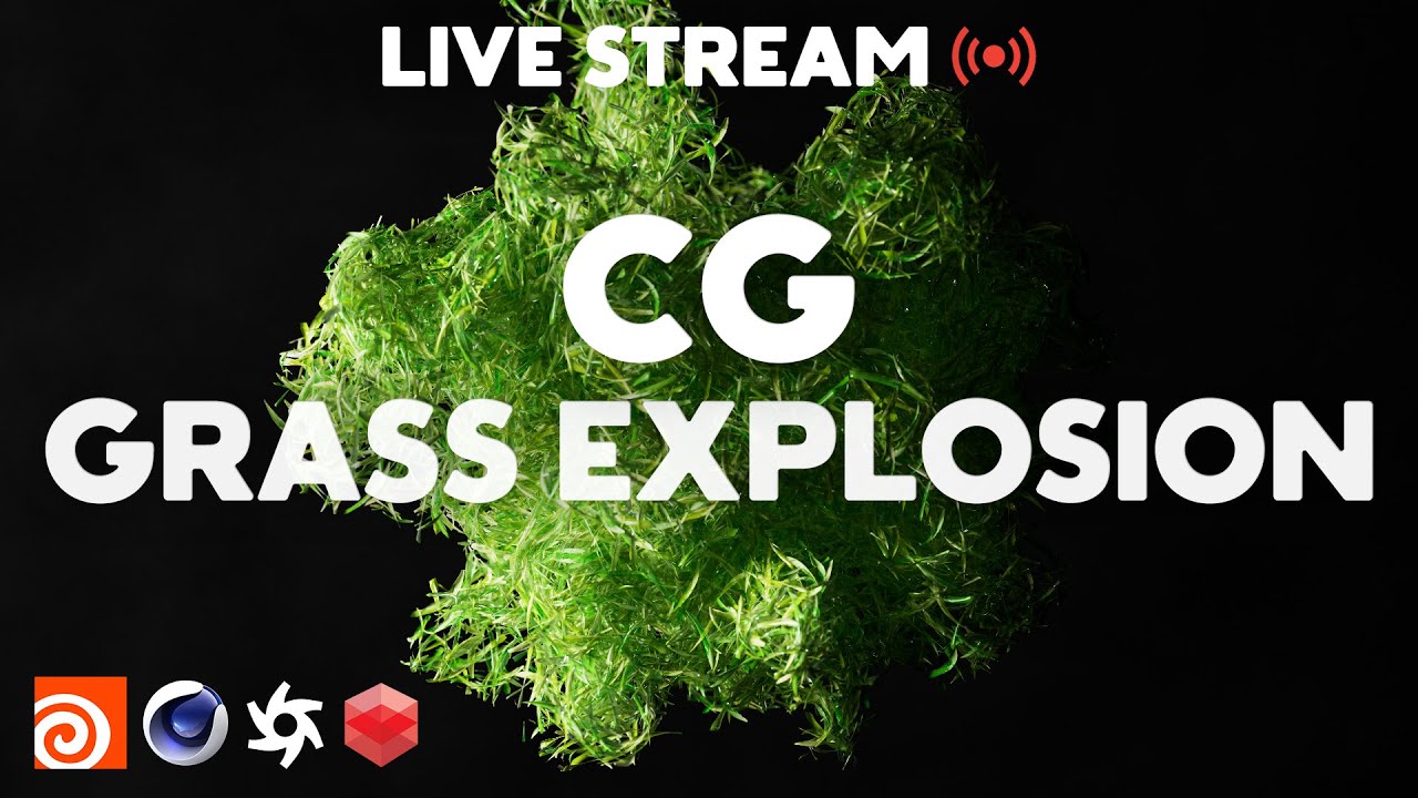 Creating a Grass Explosion in Houdini + Redshift - YouTube