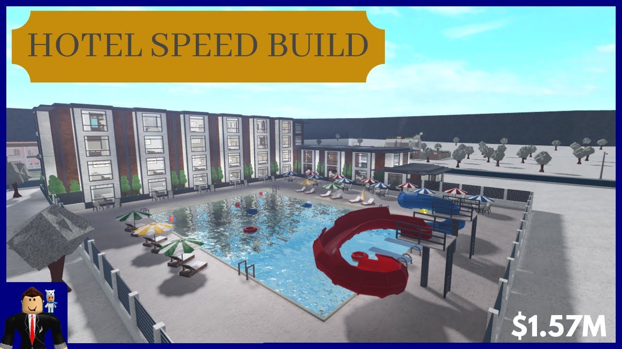 Hotel Speed Build | Welcome to Bloxburg - YouTube