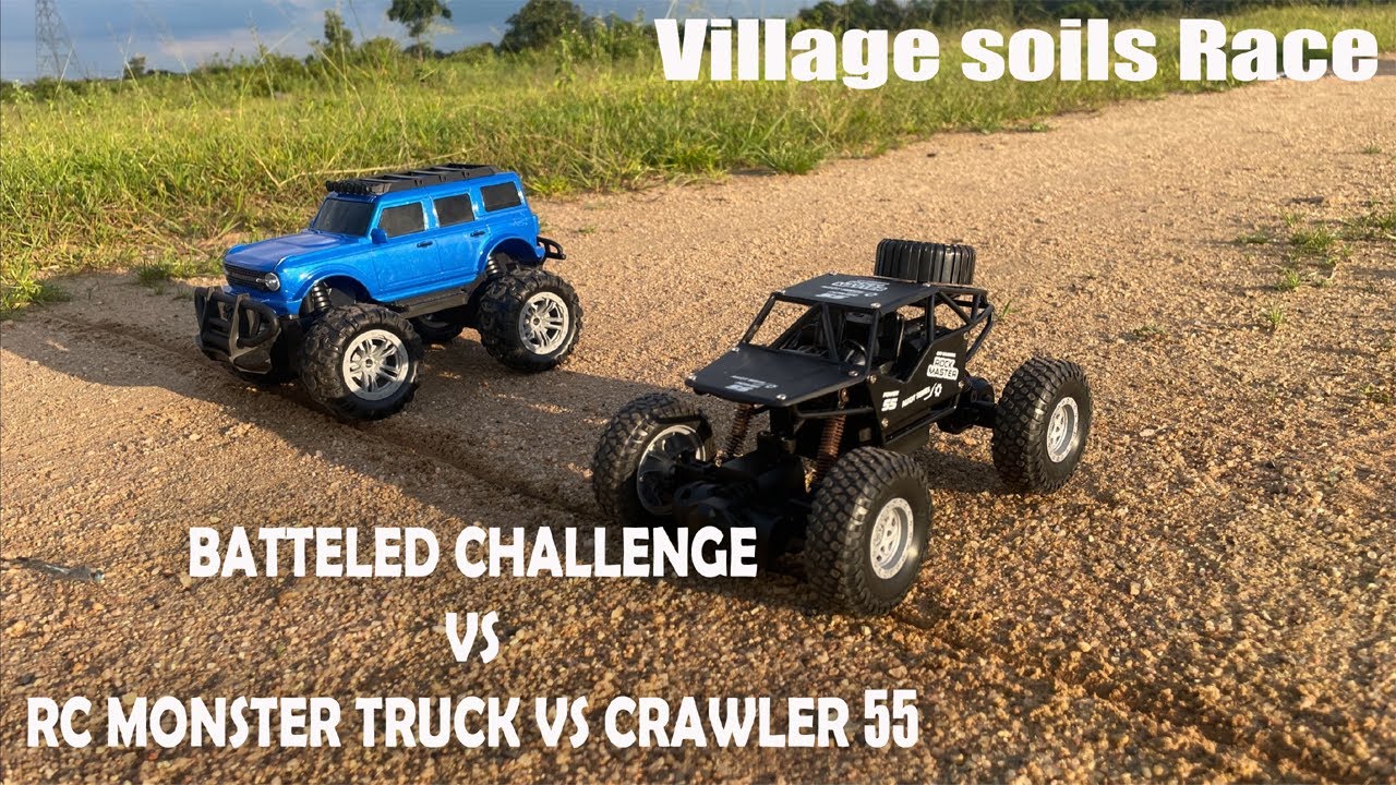 RC wild beast monster car vs RC Rock crawler off-road challenge in ...