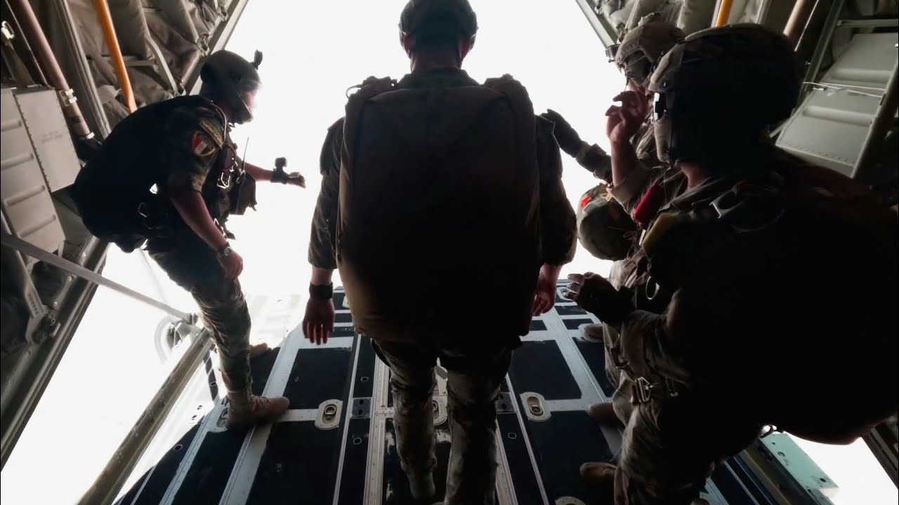 U.S. Army Paratroopers Jump • Person Point of View - YouTube