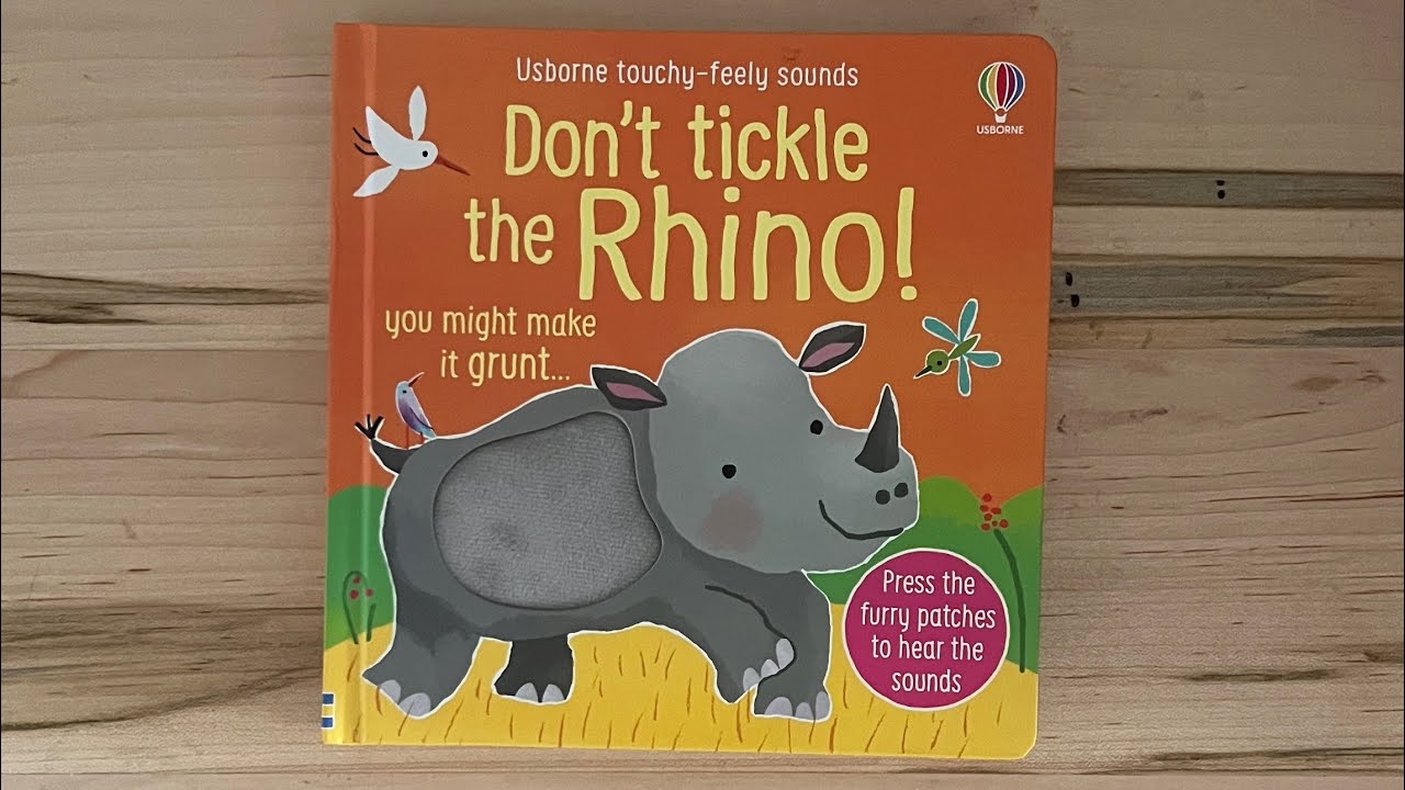 Don’t tickle the rhino - Story time for toddlers and babies - YouTube