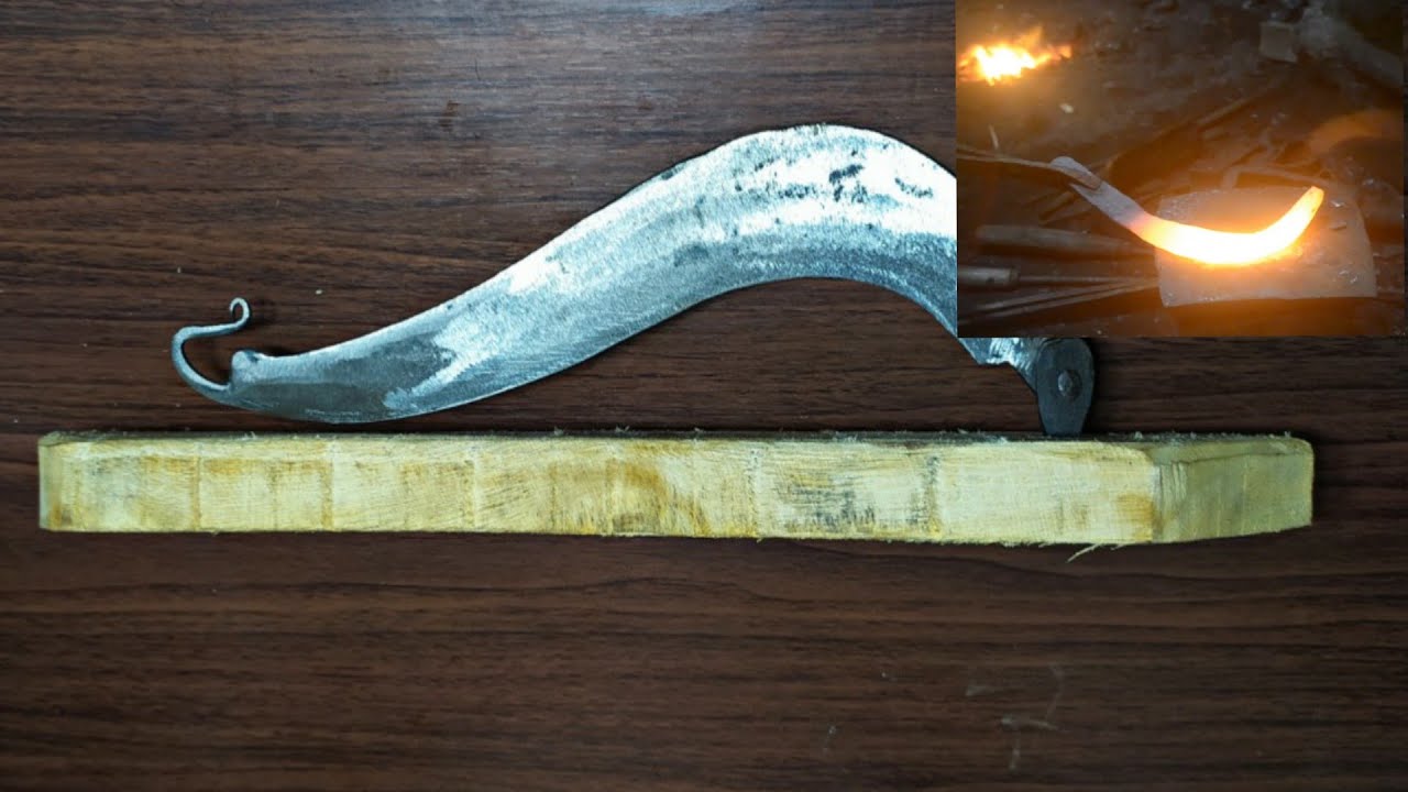 Making Best Indian's Kitchen Knife.. How to make a Indian kitchen knife ...