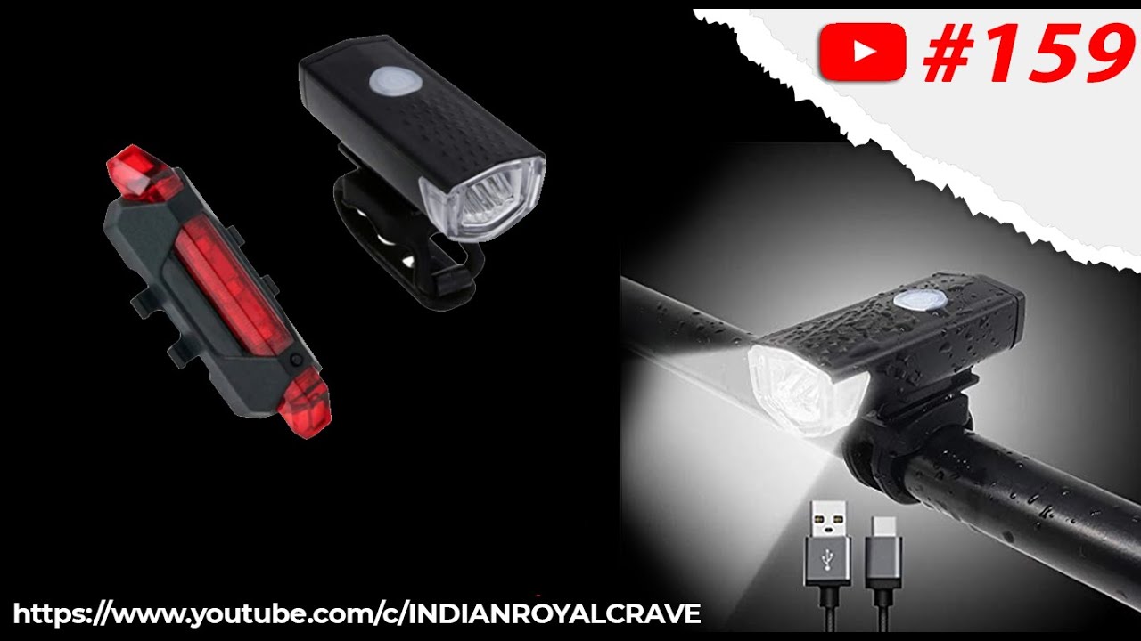 2-in-1 Rechargeable - Cycle Light Set - YouTube
