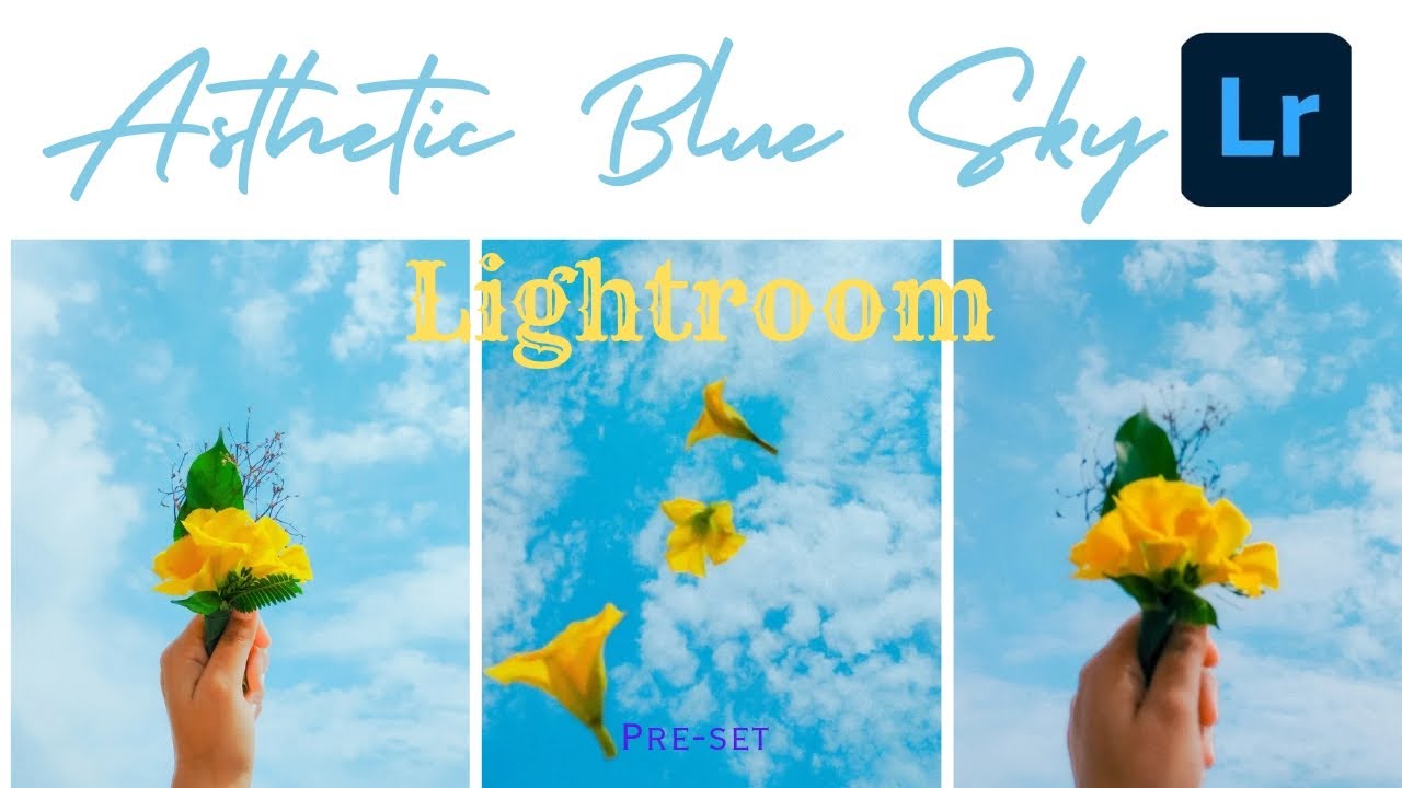 Asthetic Blue Sky / Lightroom Preset / Lightroom editing / #lightroom ...
