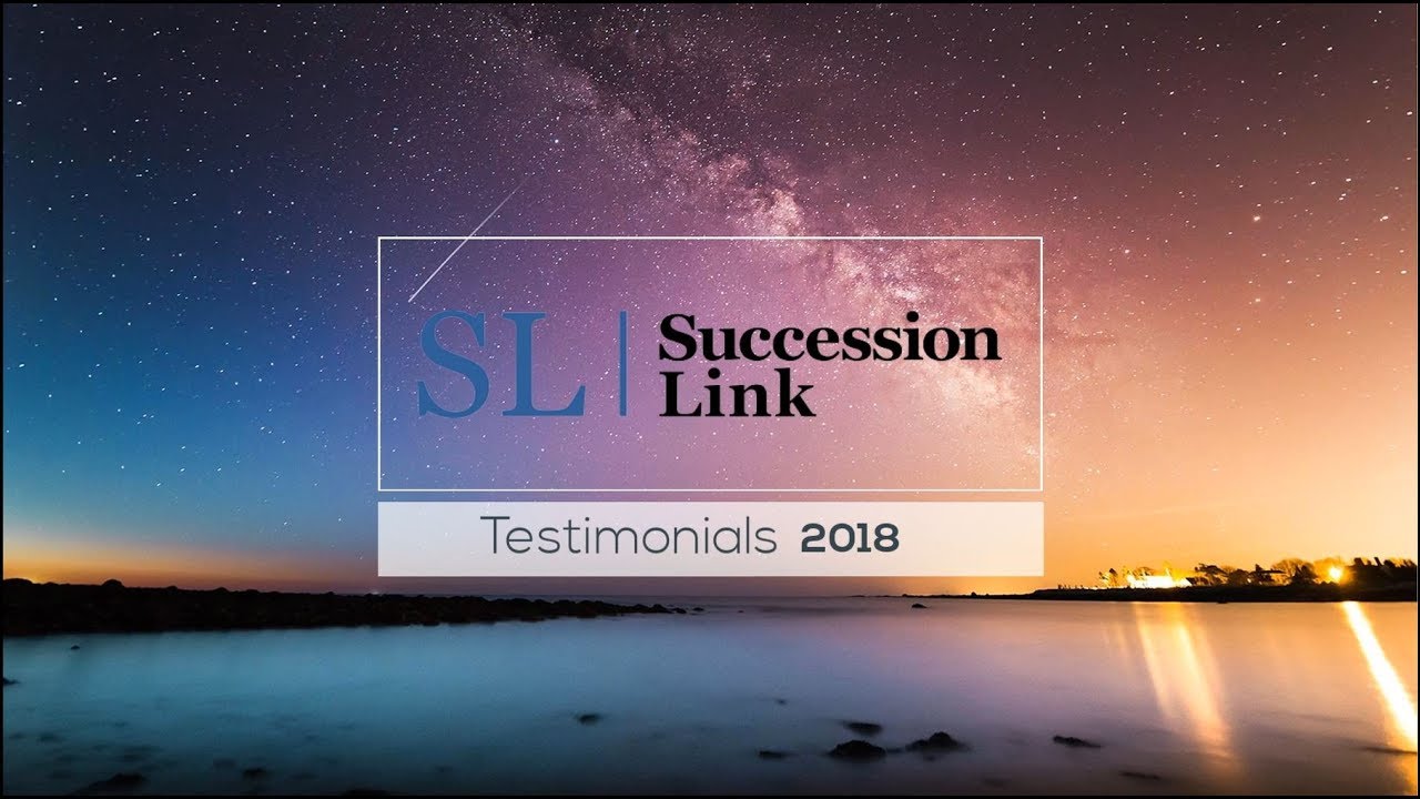 What are Members Saying about Succession Link? (2018) - YouTube