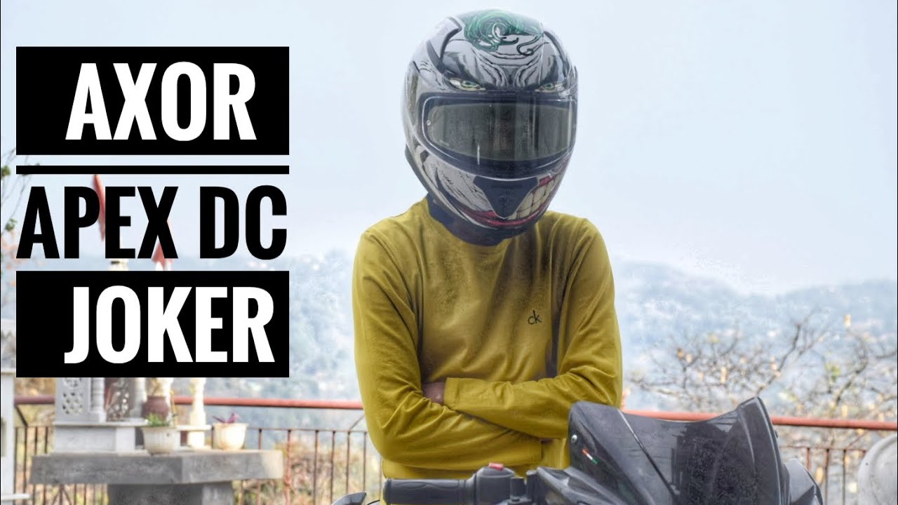 New Helmet Axor Apex DC Joker ️|| Axor Helmet - YouTube