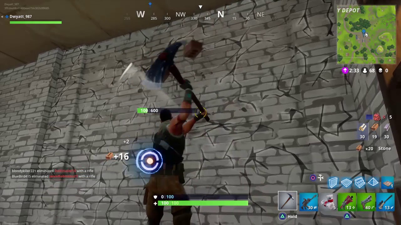 Fortnite part one:Trying to get to level 25 - YouTube
