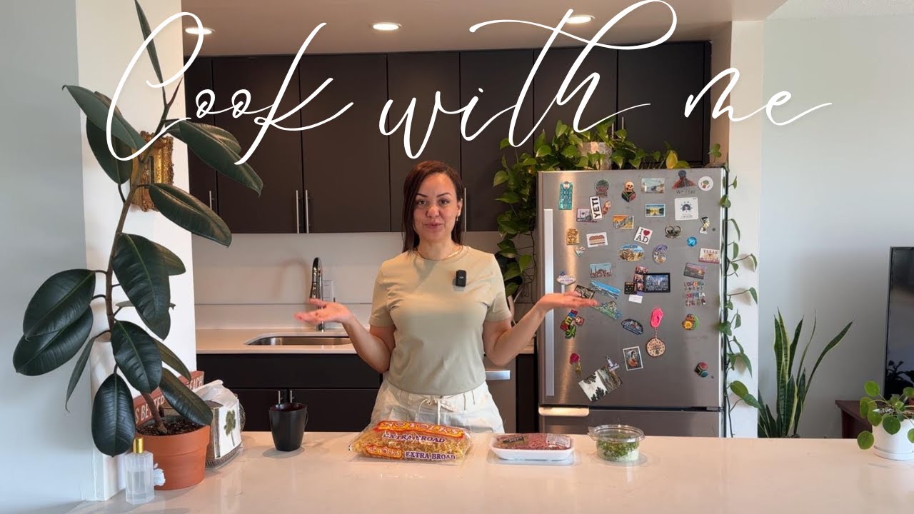 Cook with me - Ground Beef and Pasta - YouTube