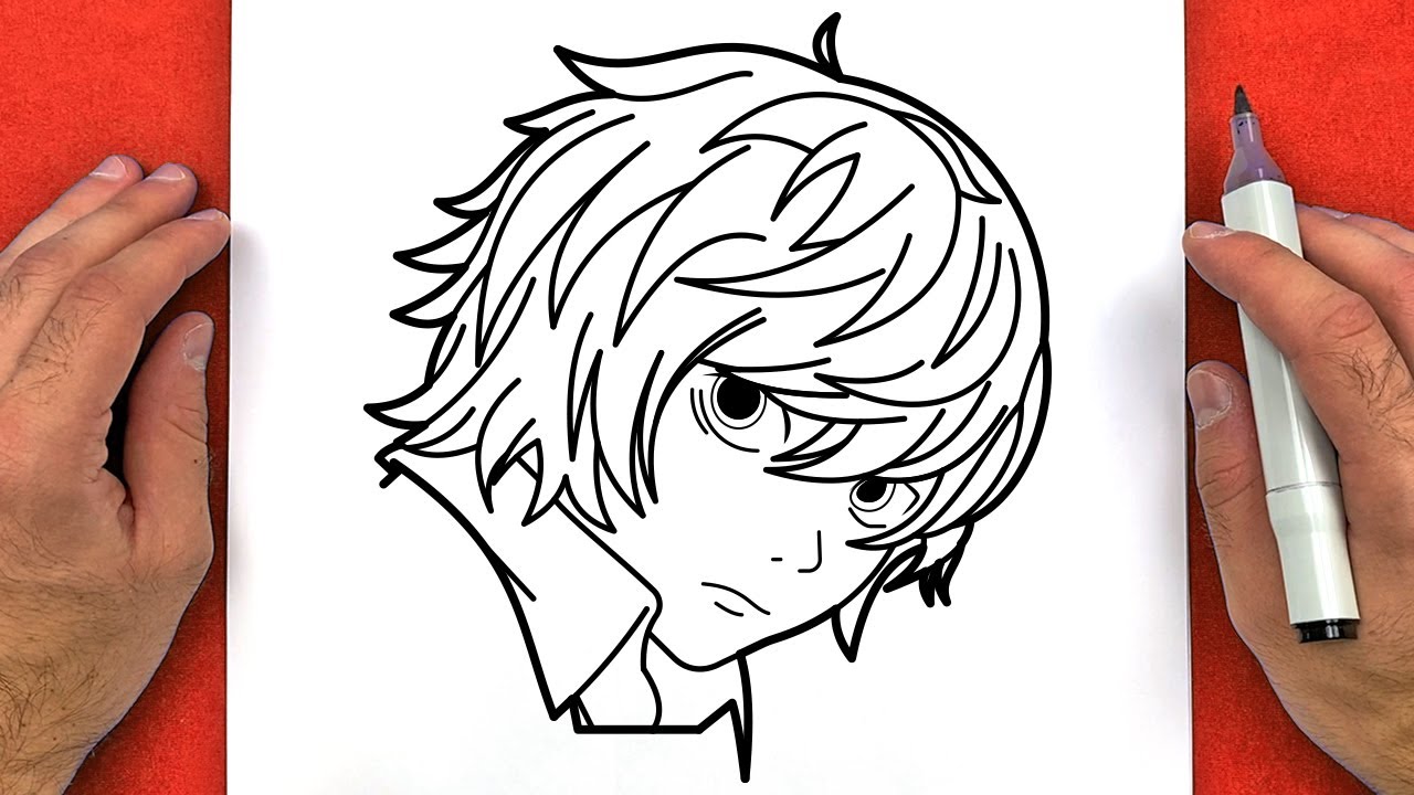How to DRAW NEAR (NATE RIVER) from Death Note - Easy Step By Step Anime ...